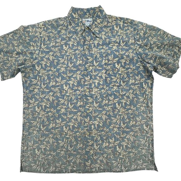 reyn spooner | Shirts | Reyn Spooner Shirt Men L Blue Hawaii Hawaiian ...